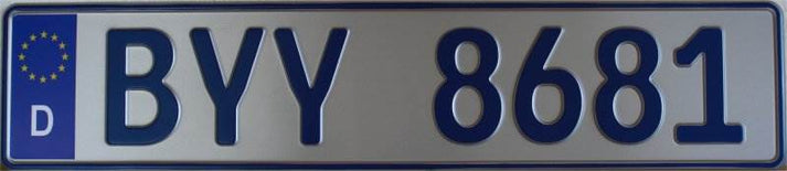 Create your own customized European license plate – GermanPlates.com