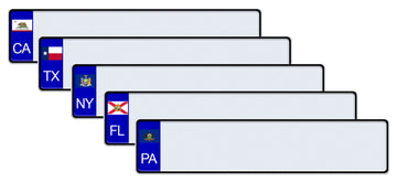 USA State Flag Plates – GermanPlates.com