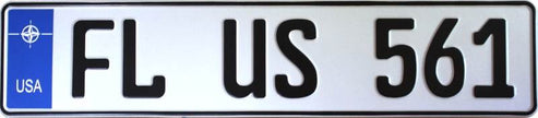 US forces Germany NATO license plate – GermanPlates.com